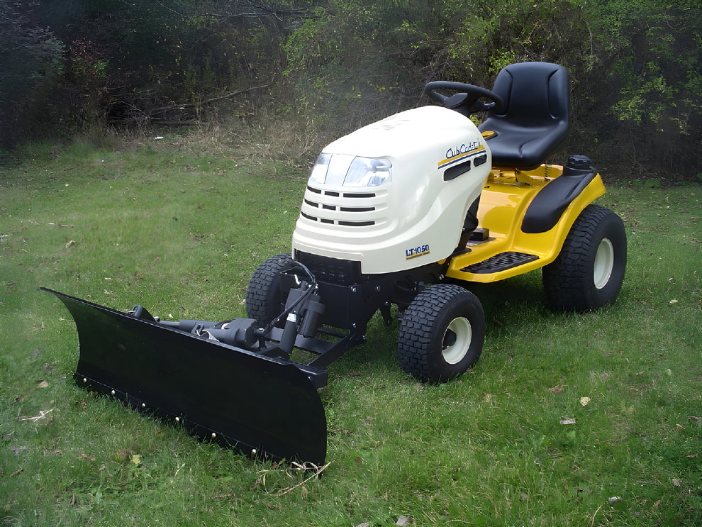 Johnny Plow | 48" Snow Plow System for Garden Tractors | Power Angling ...