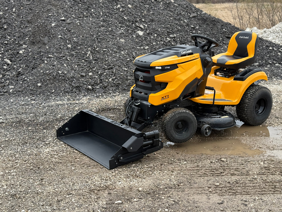 Johnny Bucket | Electric Front-End Loader for Garden Tractors – Johnny ...