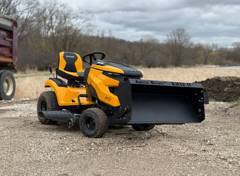 Johnny Bucket | Electric Front-End Loader for Garden Tractors – Johnny ...