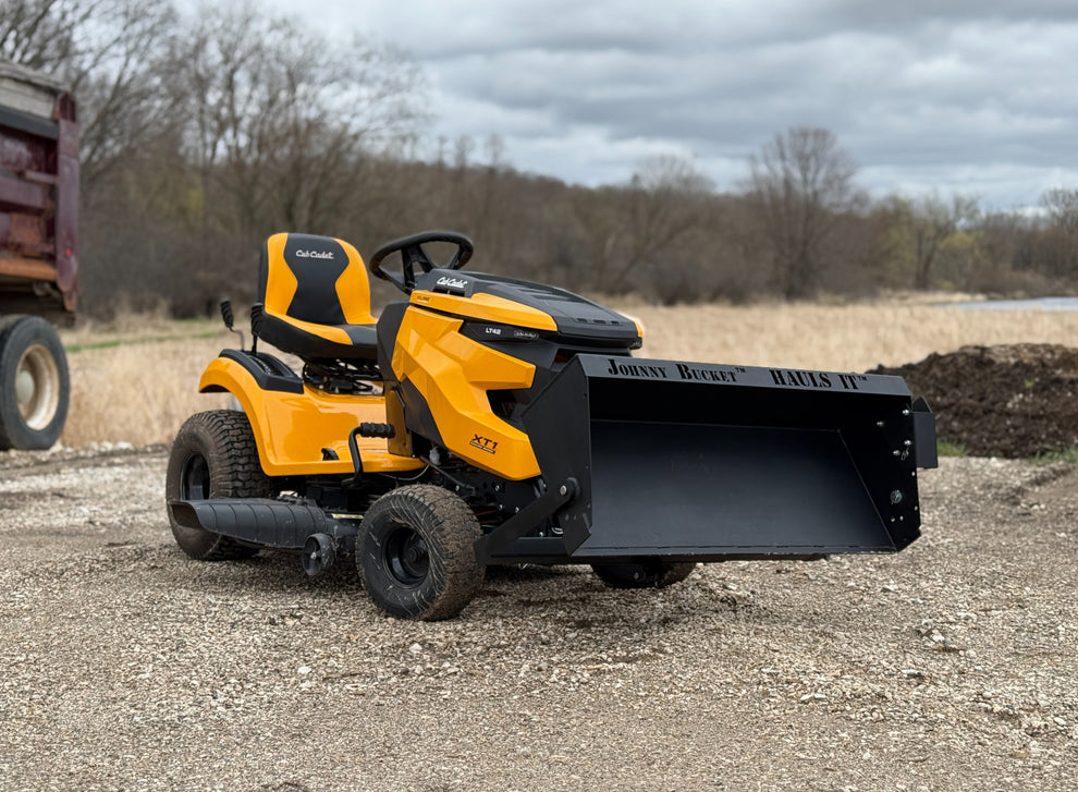 Johnny Bucket | Electric Front-End Loader for Garden Tractors – Johnny ...