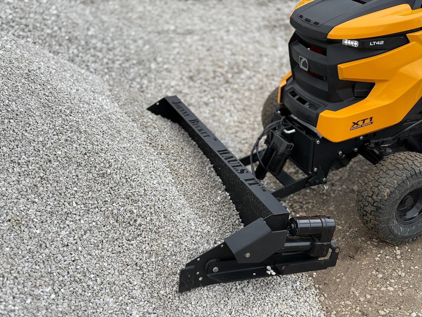 Johnny Bucket | Electric Front-End Loader for Garden Tractors – Johnny ...