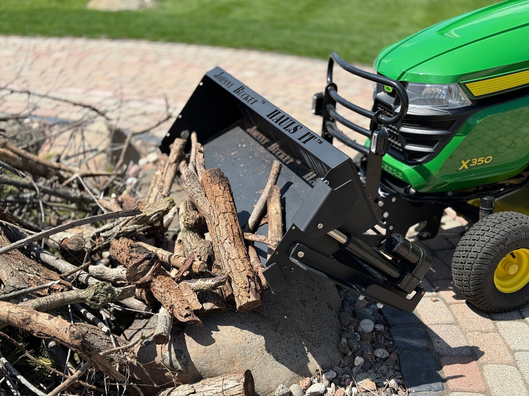 Johnny Bucket | Electric Front-End Loader for Garden Tractors – Johnny ...